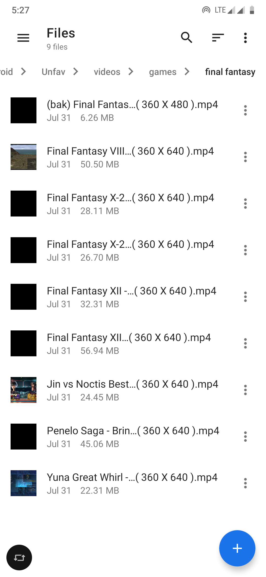 black video thumbnail solution · Issue #557 · zhanghai/MaterialFiles · GitHub