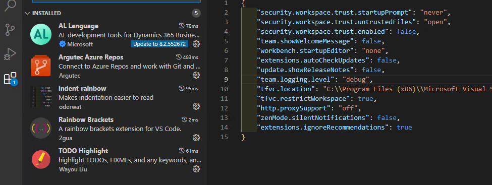 Hide extension update notifications · Issue #138641 · microsoft/vscode ...