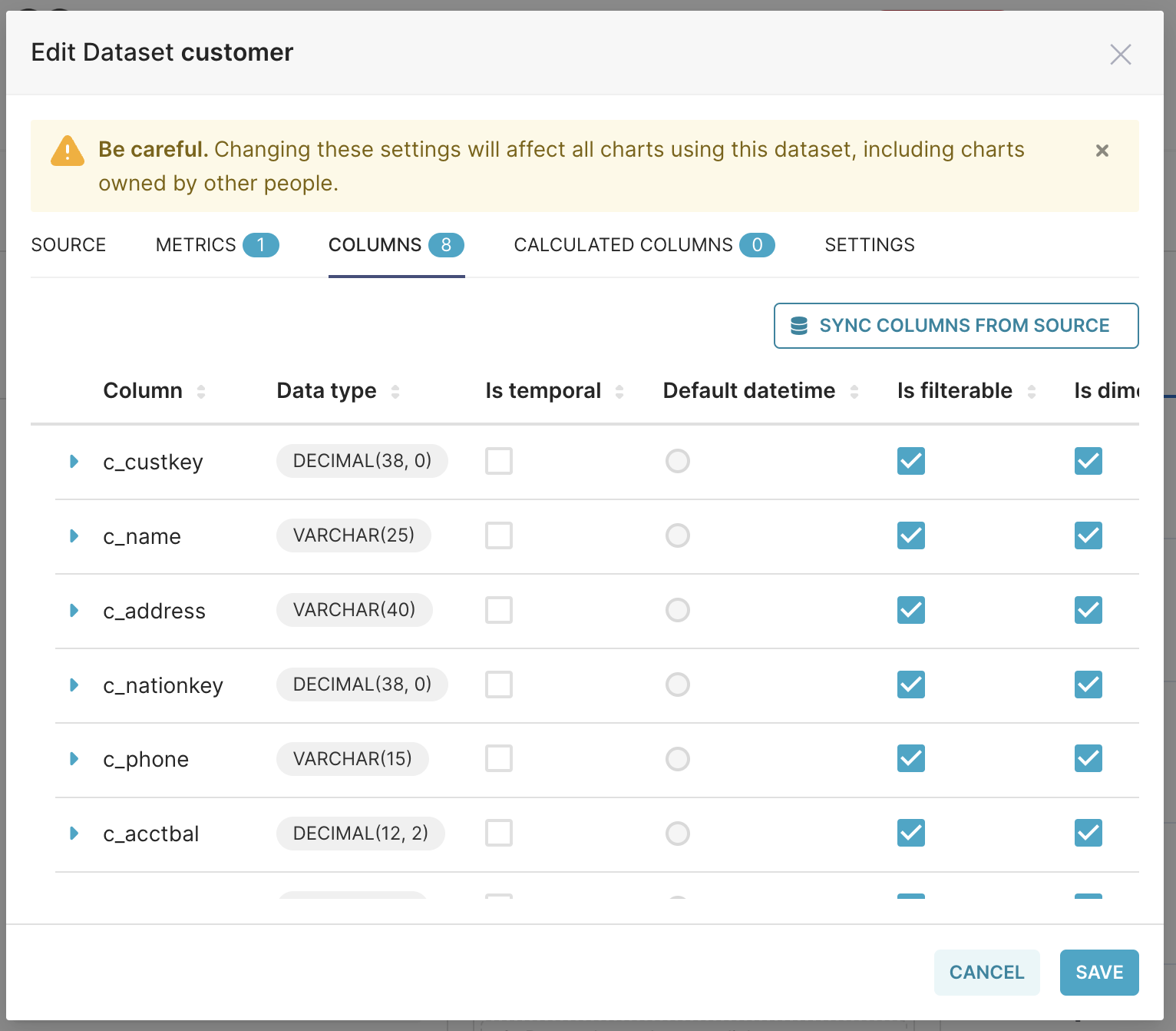 Snowflake: Inconsistent column name case · Issue #18085 · apache/superset · GitHub