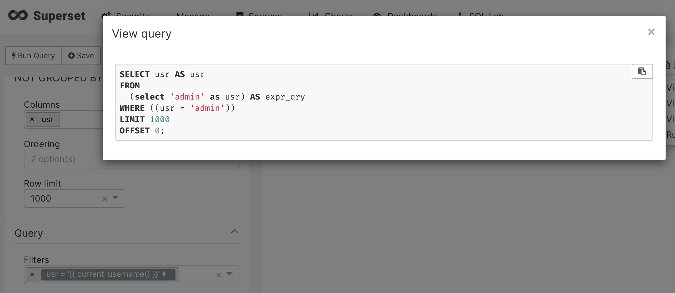 Jinja template not working in explore or dashboard view on pydruid · Issue #9307 · apache ...