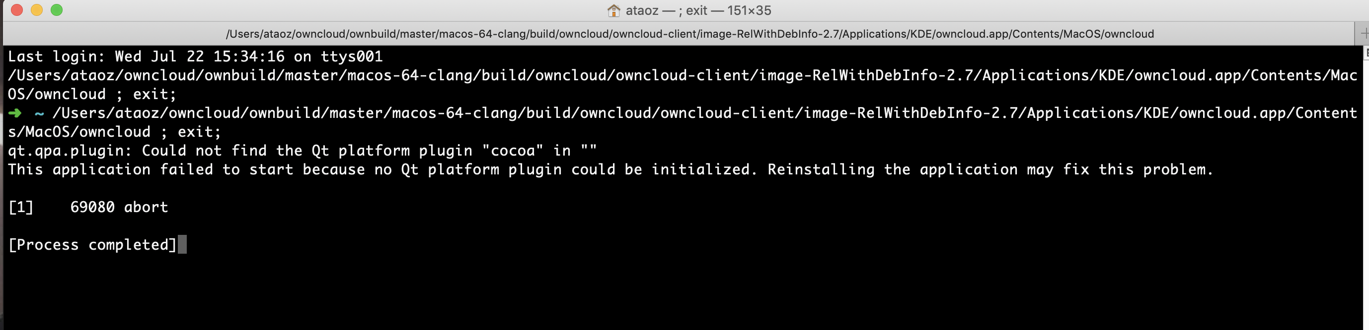 How to build the client on Mac OS X · Issue #7965 · owncloud/client · GitHub