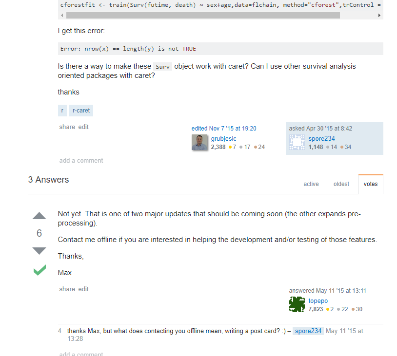 survival analysis situation · Issue #873 · topepo/caret · GitHub