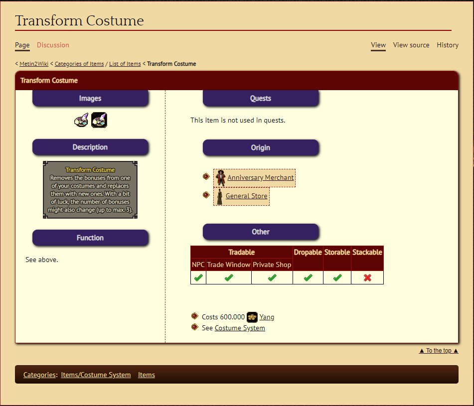 Github Createmetin2 Metin2 Official Item Combination