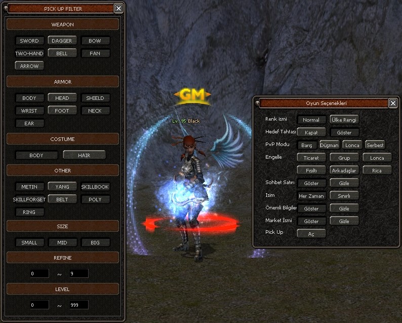 Pick Up With Filter & Instant - Programming & Scripts / Systems - Metin2 Dev