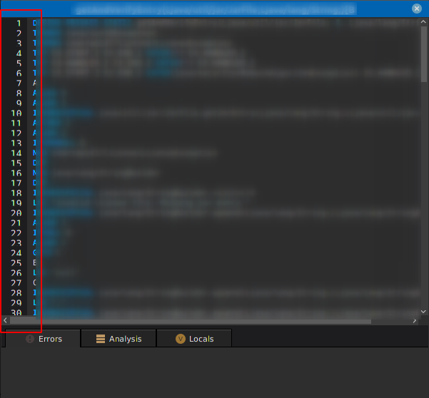 Line number size doesn't follow the size of the font · Issue #247 · Col-E/Recaf · GitHub