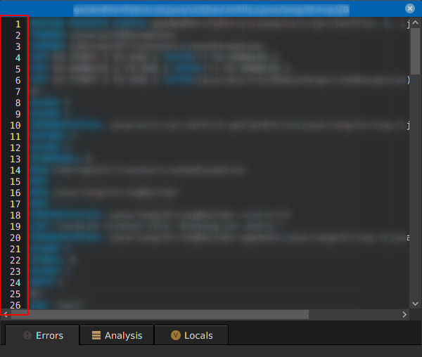 Line number size doesn't follow the size of the font · Issue #247 · Col-E/Recaf · GitHub