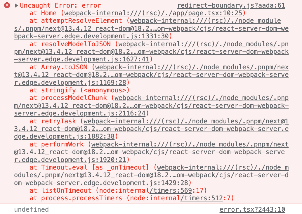 Error handling on App Router don't pass cause in Error options · Issue #53060 · vercel/next.js ...