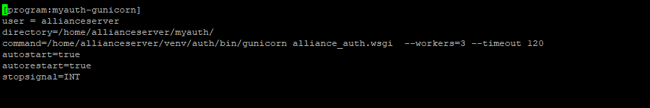 Can't bind gunicorn and supervisor issues bashing my head on this · Issue #938 · allianceauth ...