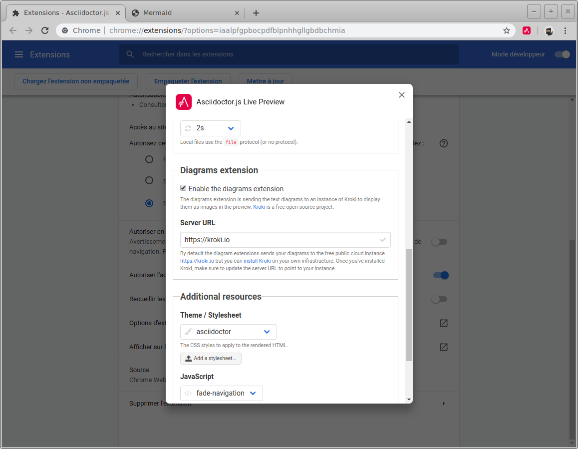 Add support for Mermaid diagram · Issue #269 · asciidoctor/asciidoctor-browser-extension · GitHub