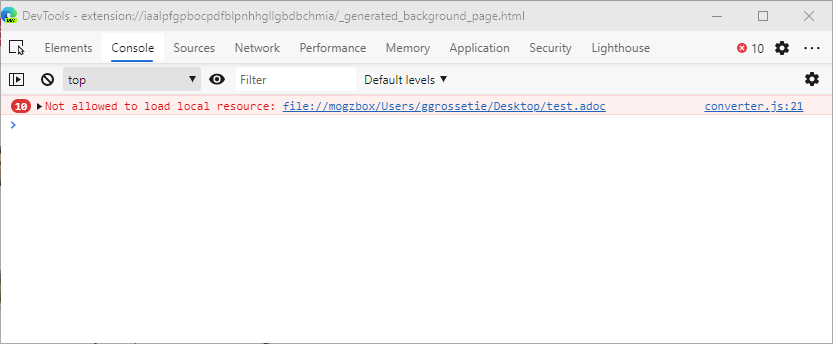 Unable to render files opened via UNC path on MS Edge Dev · Issue #353 · asciidoctor/asciidoctor ...