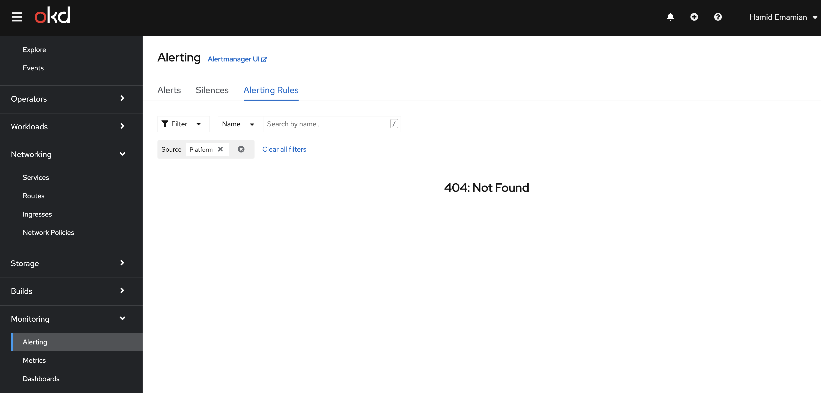 Alerting Dashboard Issue In Openshift Console 47 · Issue 6476