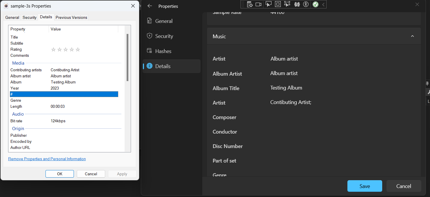 Bug: Rename duplicate "Artist" to "Contributing Artists" in properties window · Issue #13423 ...