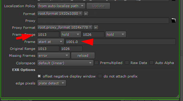 Nuke: wrong "star at" value on render load · Issue #1352 · ynput/OpenPype · GitHub