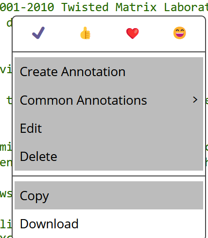 Disable emoji annotation options if no text/region is selected · Issue #6192 · MarkUsProject ...