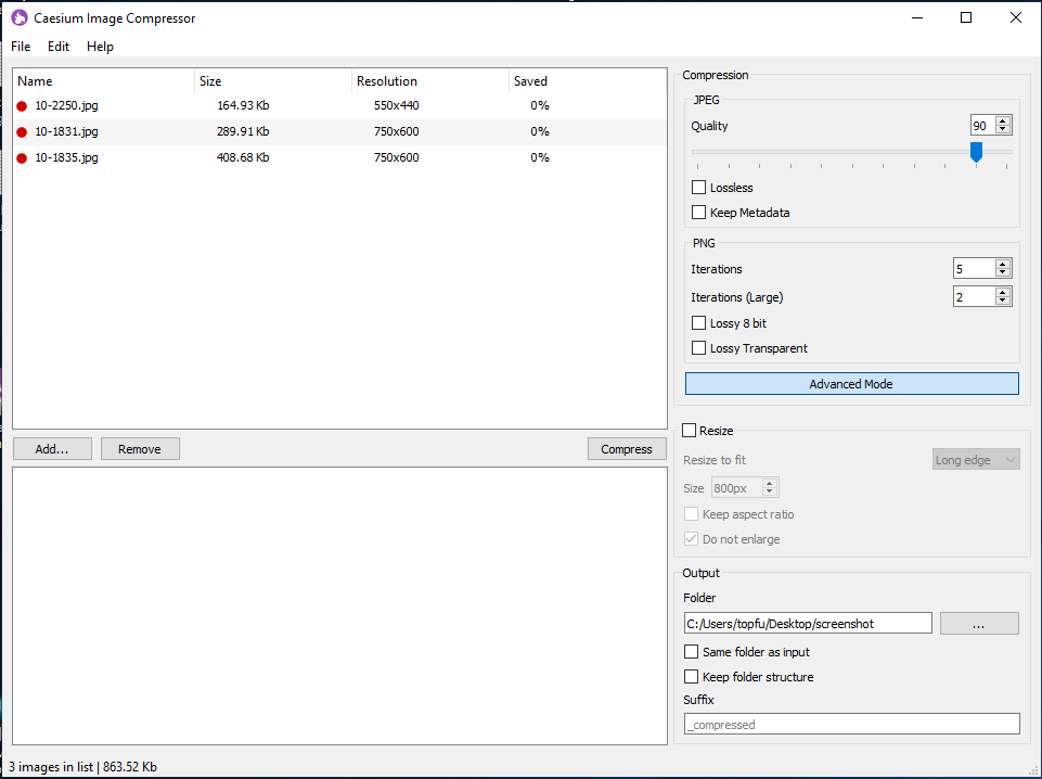 Can only compress if the resize option is checked (v2.0.0-alpha.4) · Issue #56 · Lymphatus ...