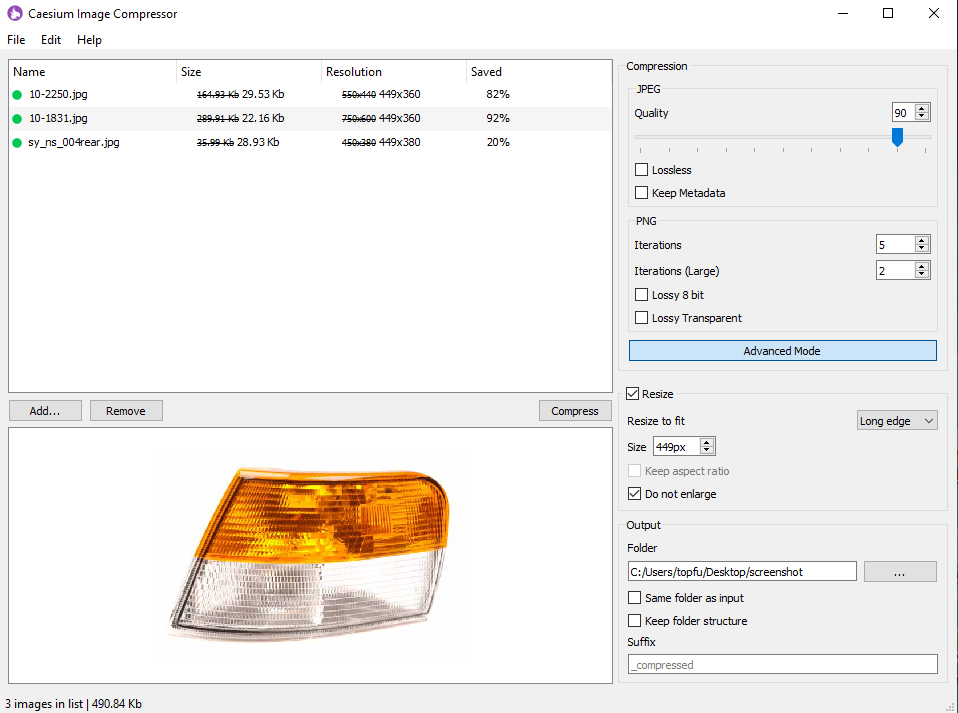 Can only compress if the resize option is checked (v2.0.0-alpha.4) · Issue #56 · Lymphatus ...