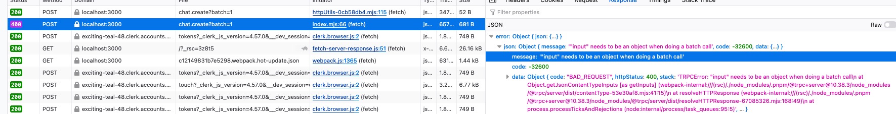 how to use useChat with trpc router? · Issue #572 · vercel/ai · GitHub