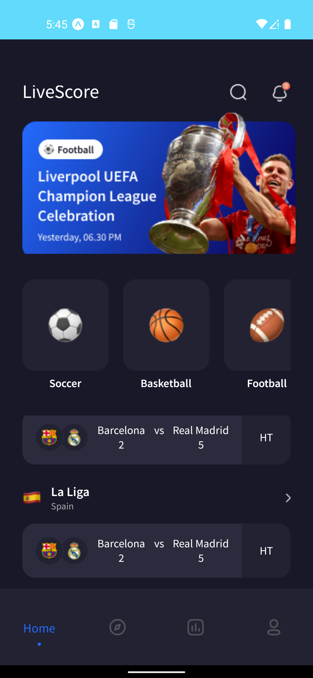 GitHub - kehindeBankole/react-native-sporting-app