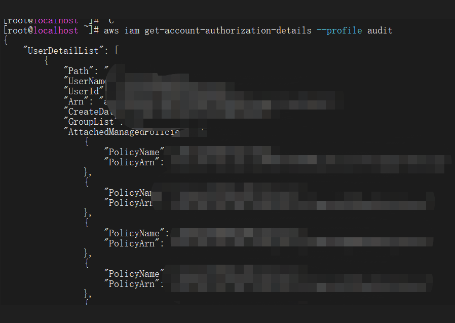 (InvalidClientTokenId) when calling the GetAccountAuthorizationDetails operation · Issue #282 ...