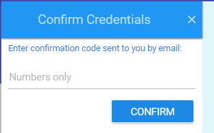 Enter confirmation code without effect // hardcoded domain name in ...