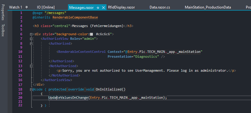 BlazorApp crashes with "Diagnostics" View · Issue #390 · TcOpenGroup/TcOpen · GitHub