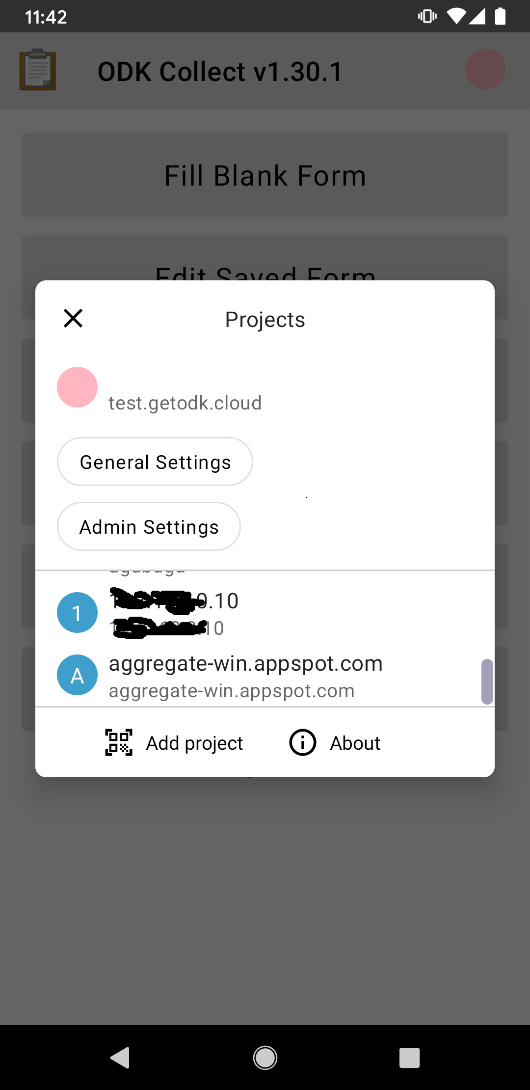 Multiple project support · Issue #4439 · getodk/collect · GitHub