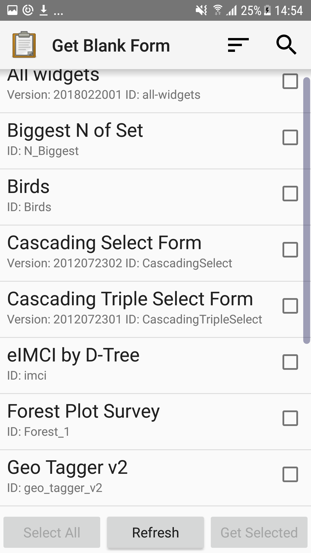 Select All button is disabled when all forms were downloaded. · Issue #2131 · getodk/collect ...