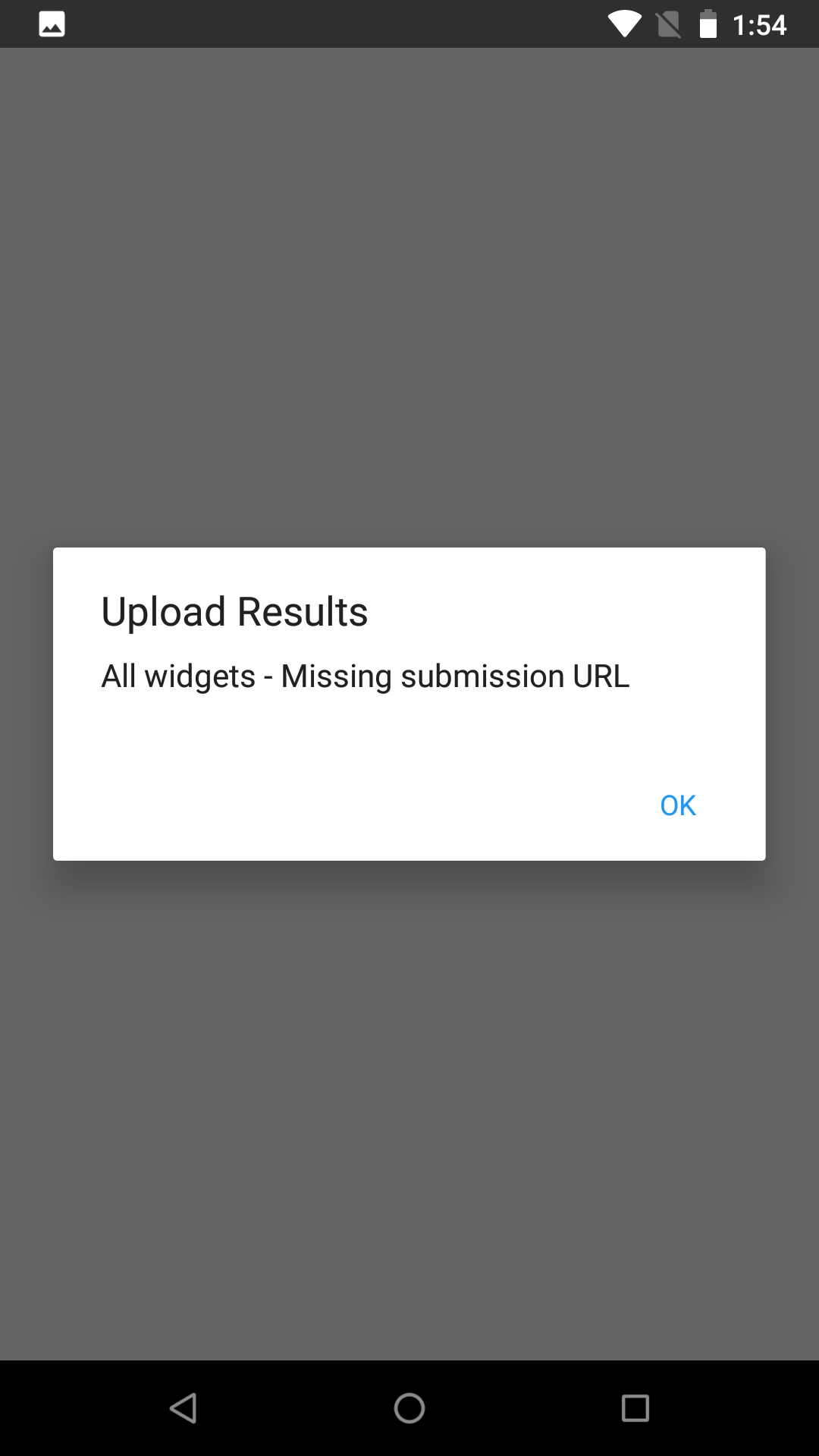 Always only one fail message when there is no submission URL in Google Sheets upload no matter ...