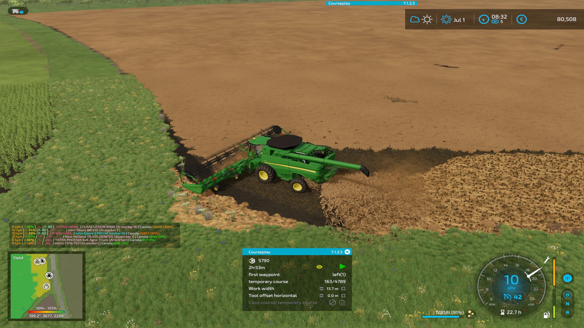 Combines running folded · Issue #2224 · Courseplay/Courseplay_FS22 · GitHub