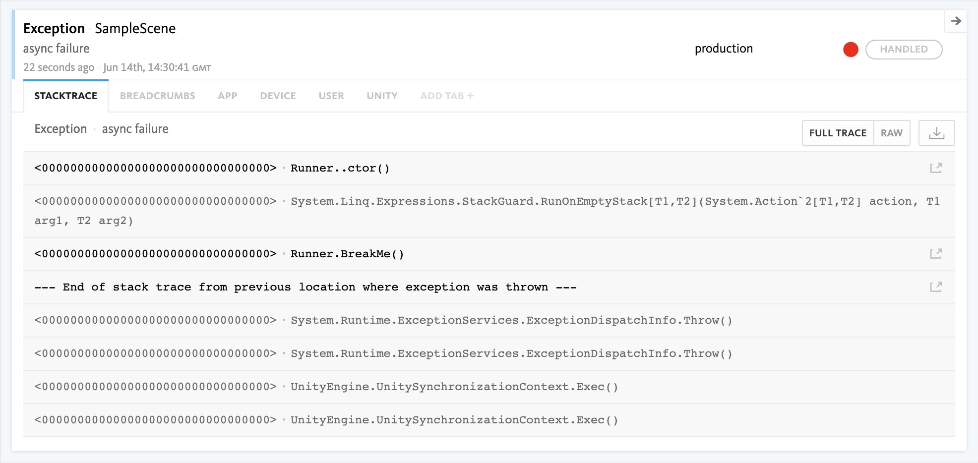 Bugsnag Not Reporting Errors In Asynchronous Functions On Ios Through Xcode · Issue 154