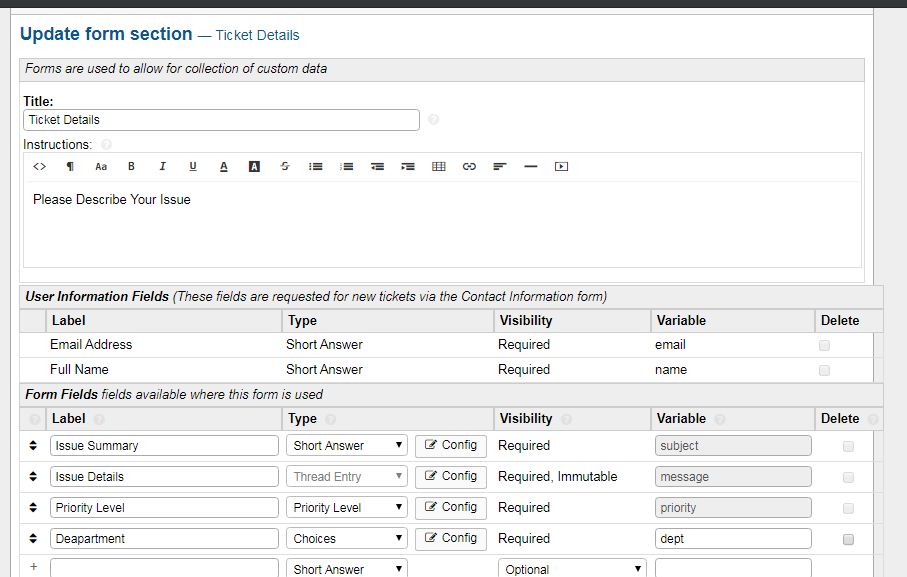 Exporting data in Excel new added field column is blank · Issue #4986 · osTicket/osTicket · GitHub