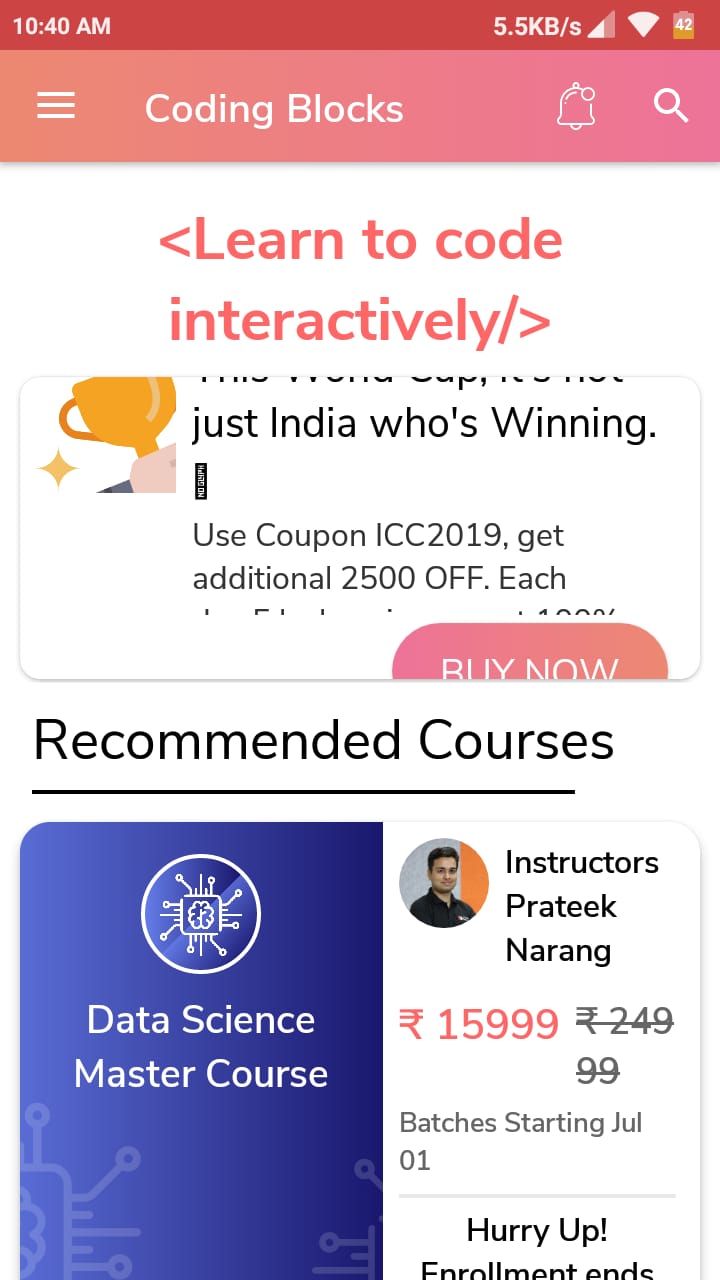 Find an issue / suggest an improvement · Issue #234 · coding-blocks/CBOnlineApp · GitHub