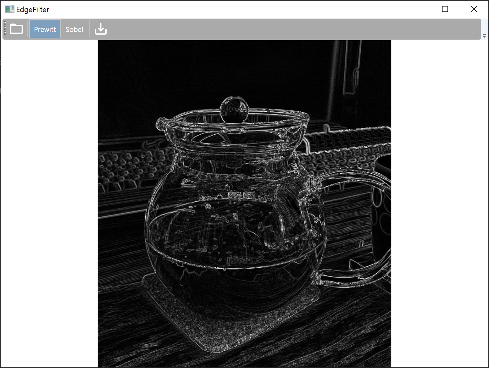 GitHub - yokoyamark/EdgeFilter: This is a WPF App that does edge detection.