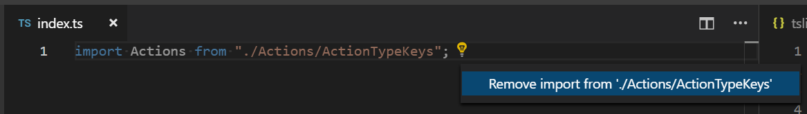 tslint autofix is not removing unused imports · Issue #4337 · palantir/tslint · GitHub
