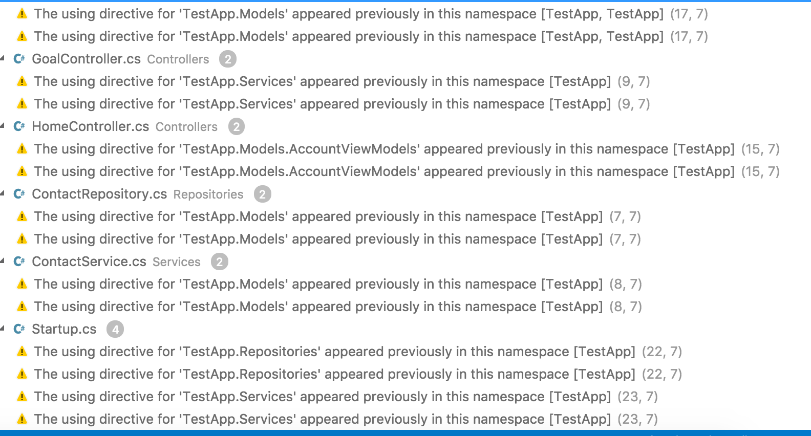 Many things are duplicate on a mac - warnings, using suggestions · Issue #43663 · microsoft ...
