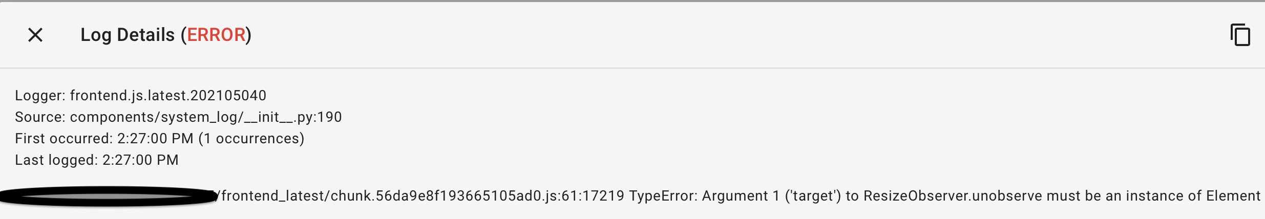 ResizeObserver loop completed with undelivered notifications. · Issue #9022 · home-assistant ...