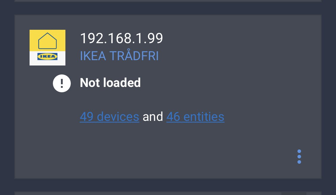 Tradfri integration randomly fails to load after DTLS negotiation error · Issue #59392 · home ...