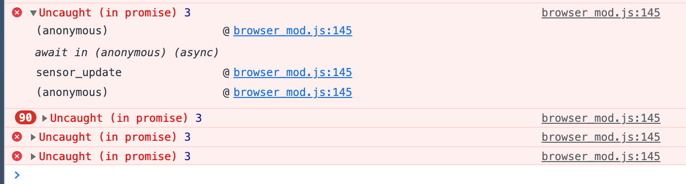 Browsermodjs145 Uncaught In Promise 3 · Issue 309 · Thomasloven