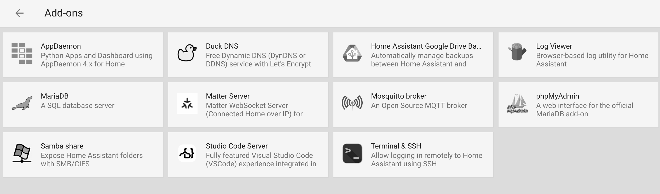 All Add-ons show without color, and seem Inactive · Issue #12993 · home ...