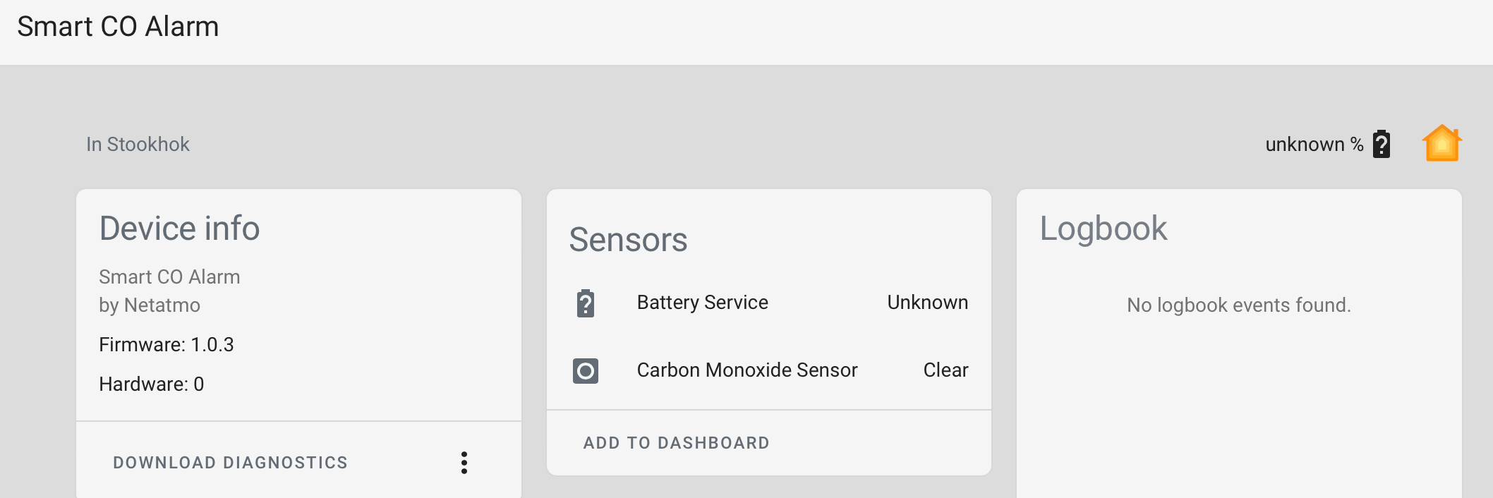Netatmo BT Smart CO sensor doesnt show battery · Issue #78903 · home-assistant/core · GitHub