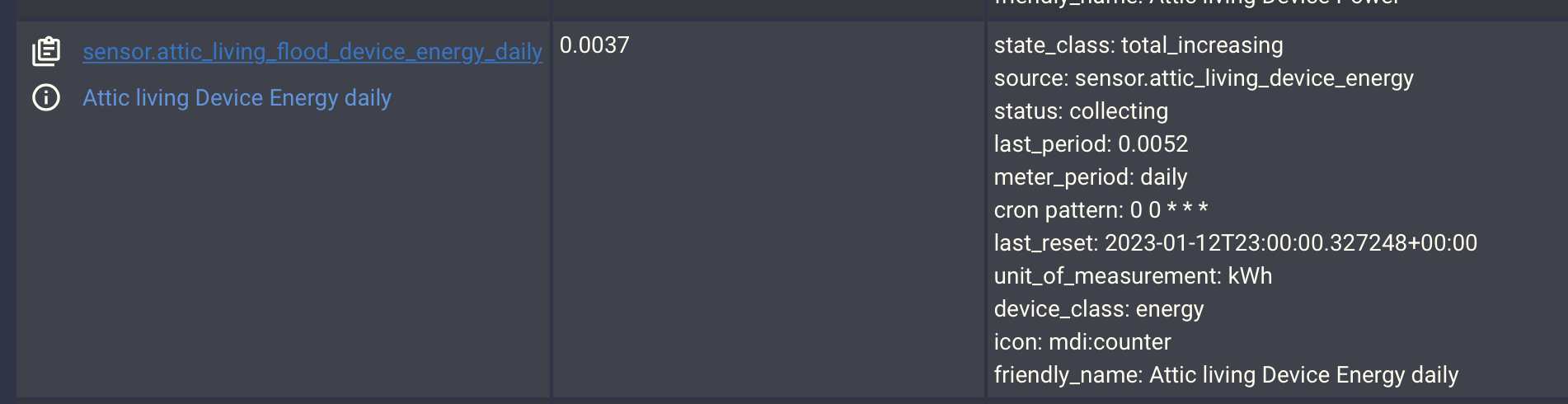 utility sense daily for entity not in dev tools states · Issue #1435 ...