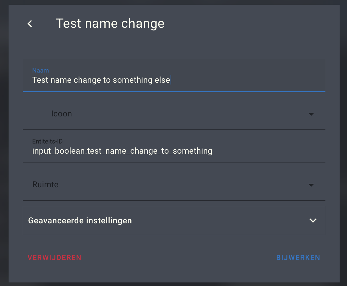 Can Not Rename Inputboolean Name In Ui · Issue 15906 · Home Assistantfrontend · Github