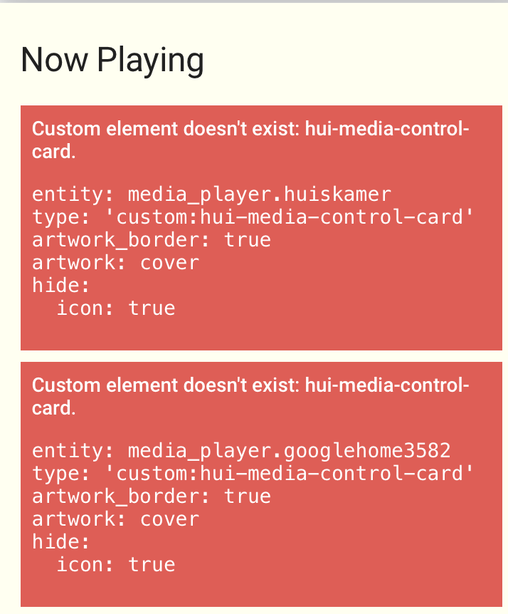 auto-entities/hui-media-control-card issue on 107.5 HA · Issue #98 ...