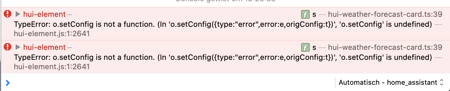 TypeError: o.setConfig is not a function · Issue #4 · thomasloven/lovelace-hui-element · GitHub