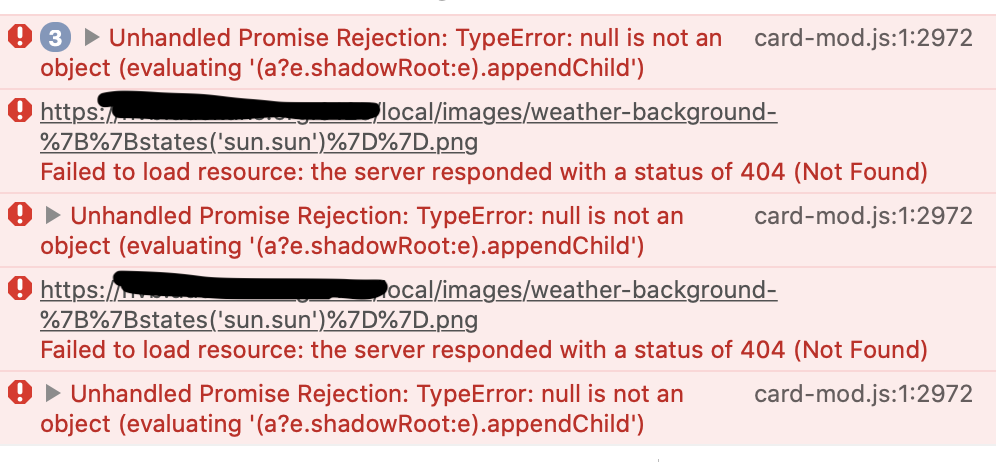 TypeError: null is not an object (evaluating '(a?e.shadowRoot:e ...