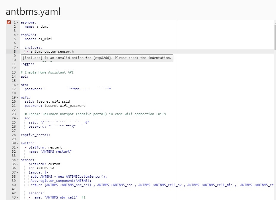 Add support for ANT BMS · Issue #1396 · esphome/feature-requests · GitHub