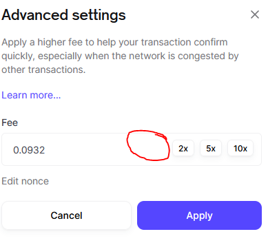 Add option to 0.5x fee in advanced settings for transactions · Issue #1670 · leather-io ...