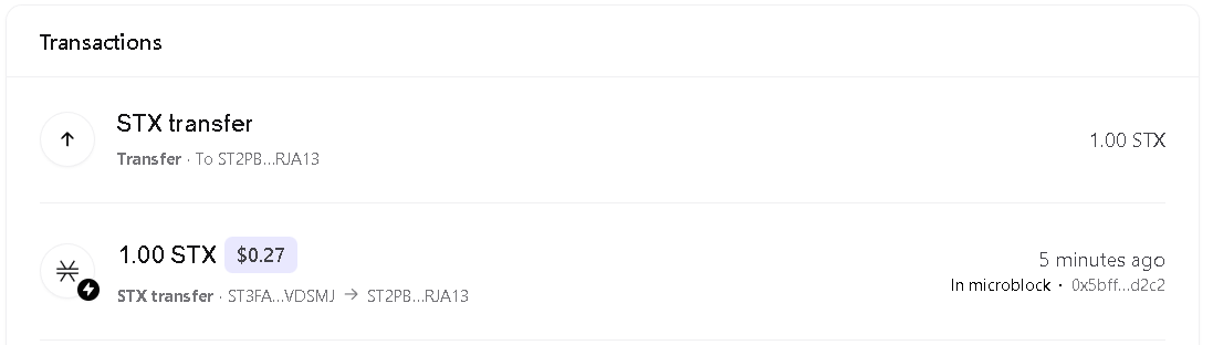 Fix display of microblock icon for transactions in activity · Issue #2944 · leather-io/extension ...