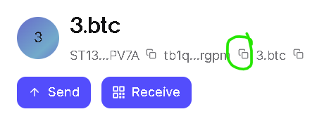 [Bitcoin] Copy bitcoin address button doesn't work under account name · Issue #3151 · leather-io ...