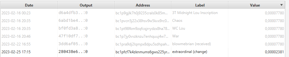[Ordinals] seed from sparrow wallet generating different taproot addresses, not showing ordinals ...